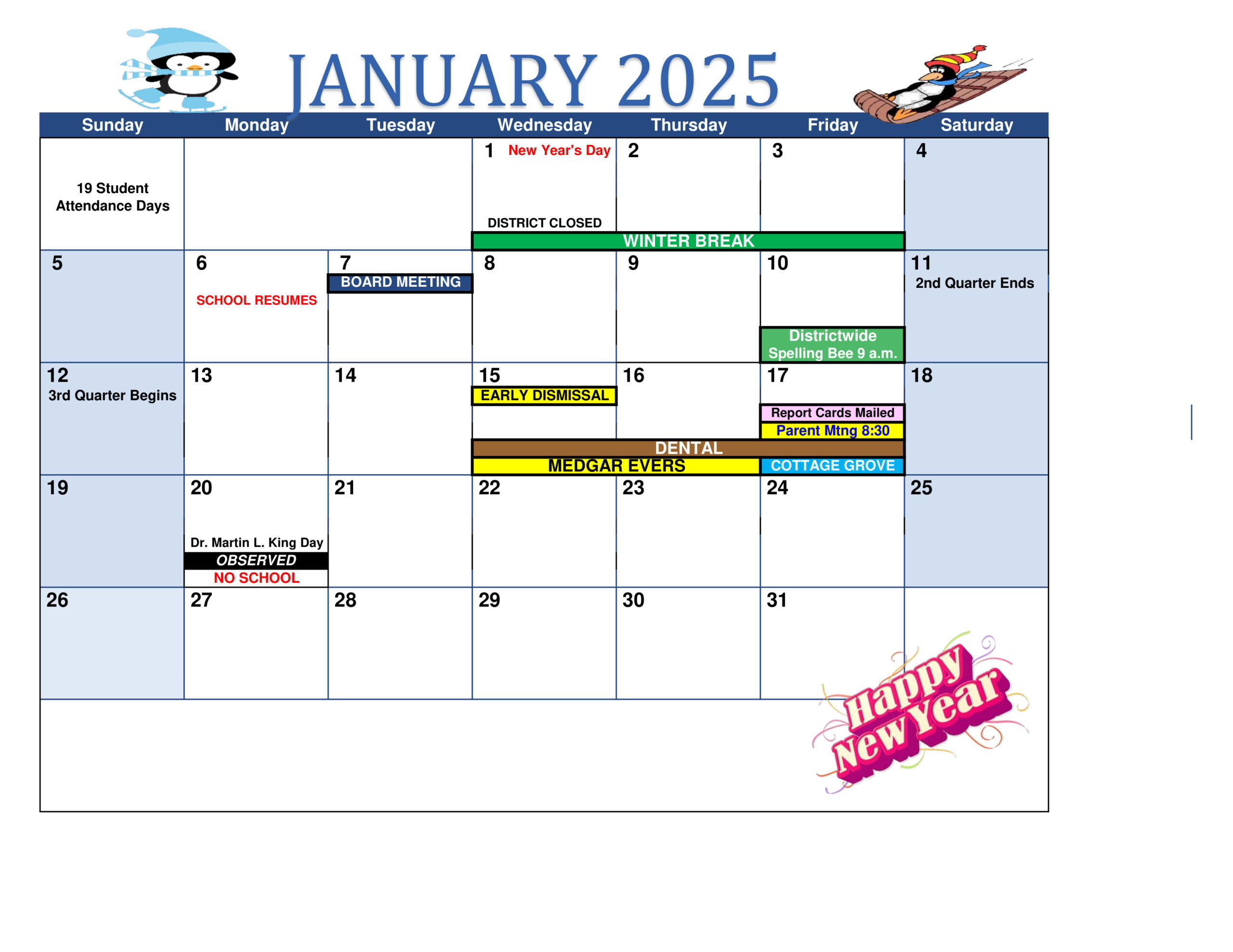 Calendar – Ford Heights School District 169